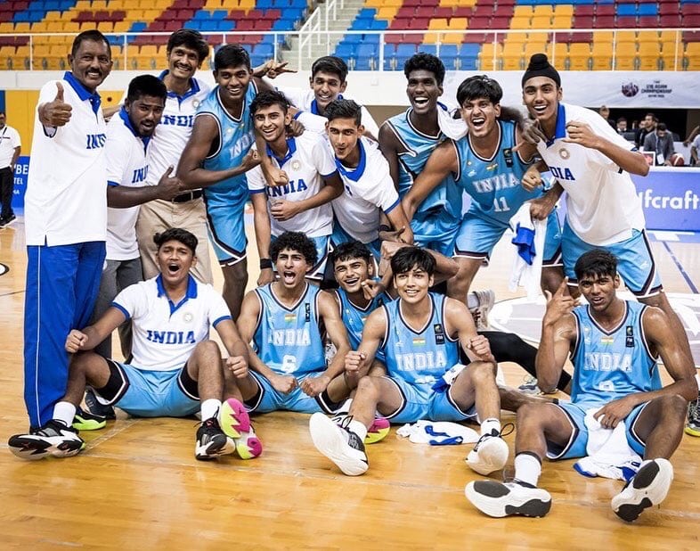 Indian U16 team creates History, finishes Fifth in U16 Asian ...